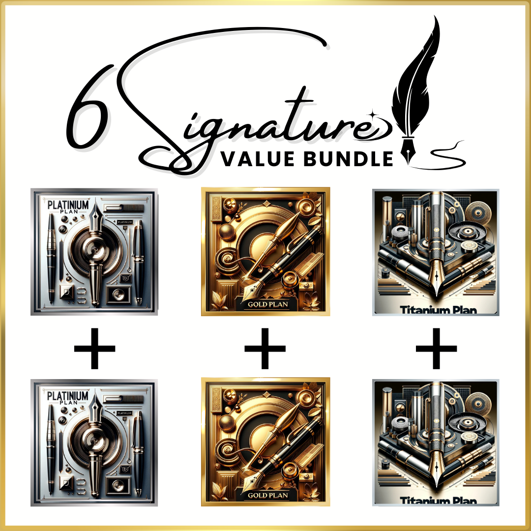 6 Signature Value Bundle – Signature Crafters